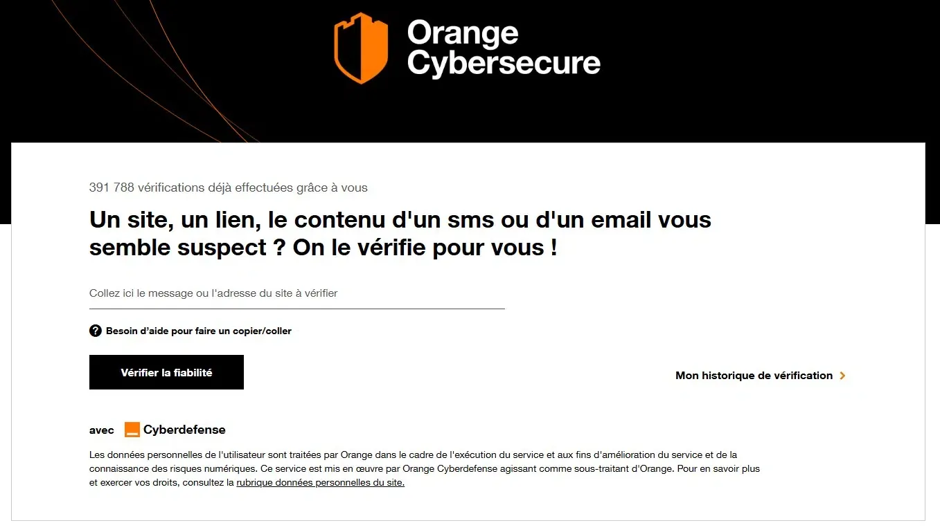 Orange Cybersecure : détection gratuite et améliorée des faux sites web